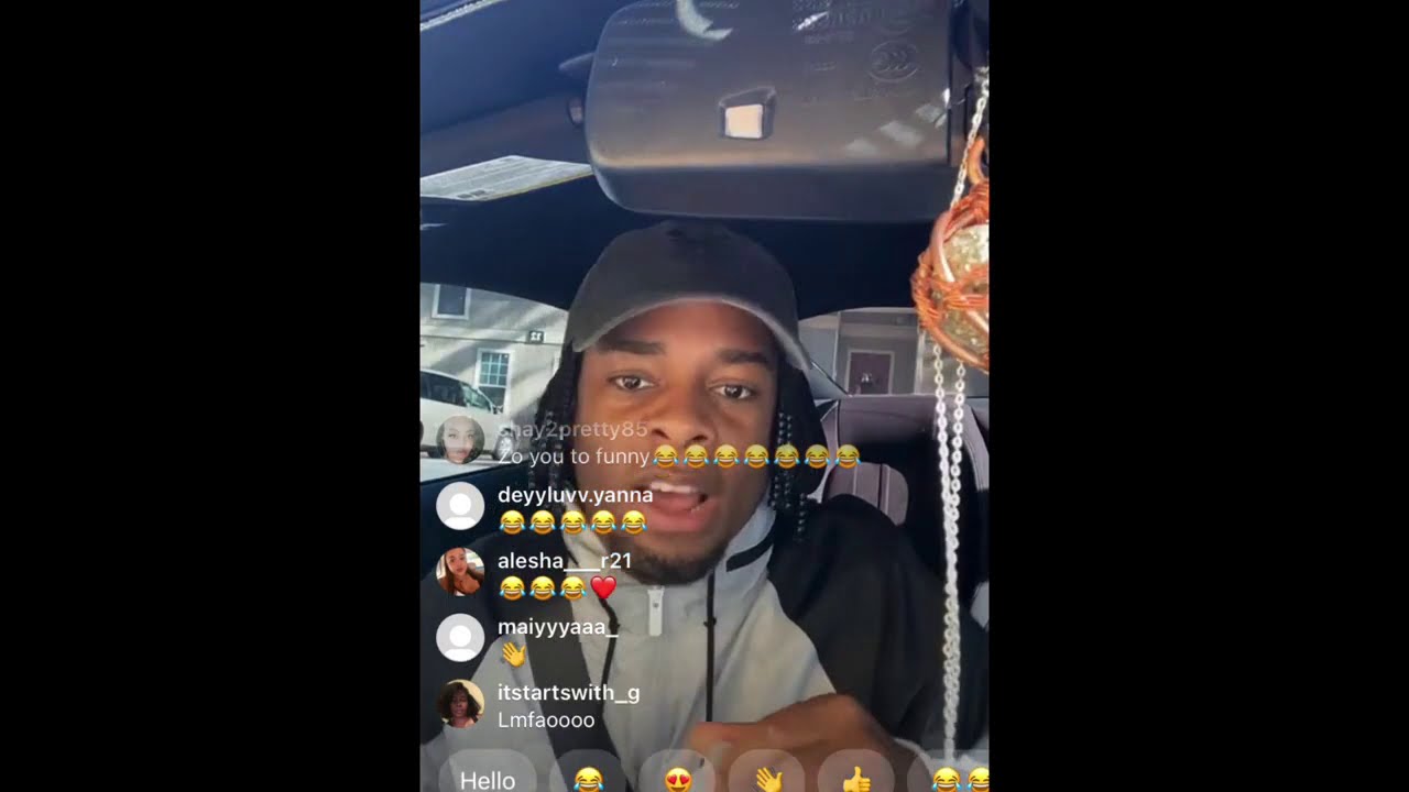 GOTDAMNZO IAMZOIE DRIVING ON IG LIVE| CHAT WITH ZO - YouTube