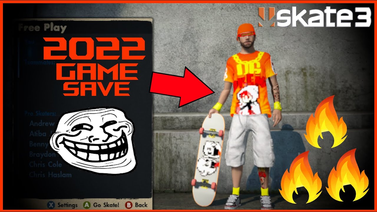 2022 Skate 3 MEME Umad Bro *Game Save* with Black Box - Xbox - YouTube