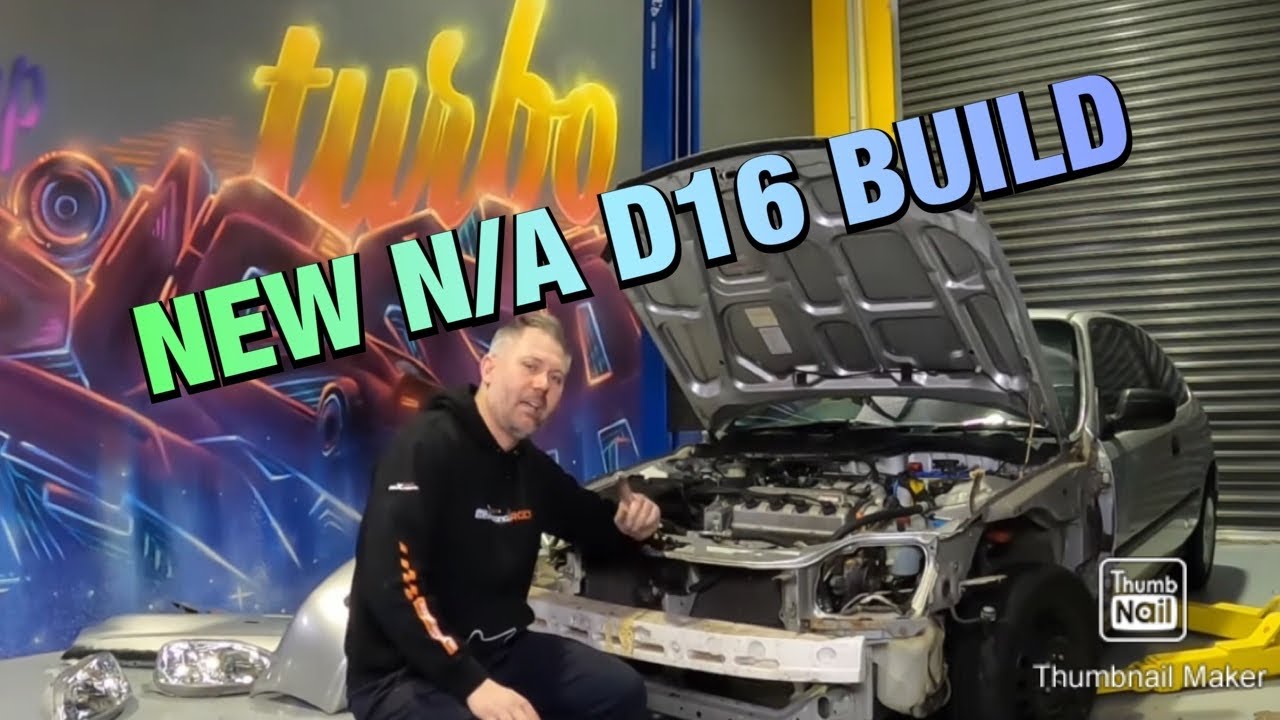 NEW CIVIC HATCH D16 N/A BUDGET BUILD PROJECT - YouTube