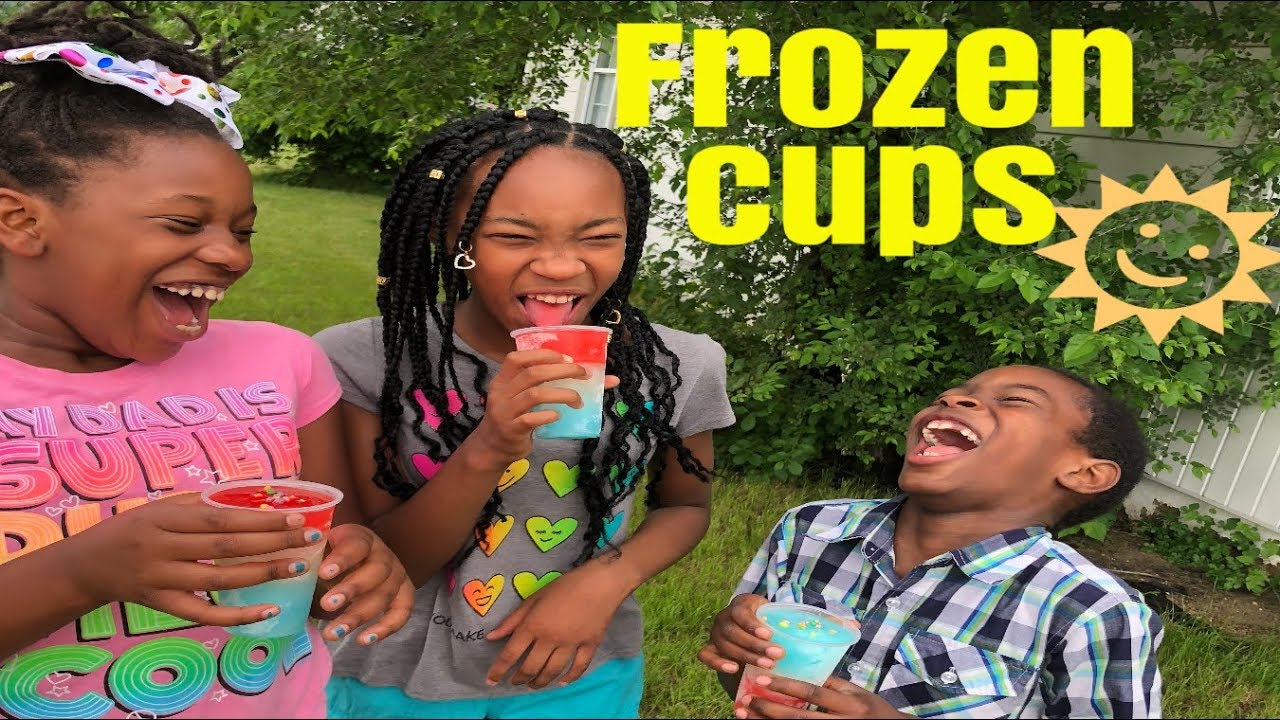 How to Make Layered Frozen Cups | Easy Summer Treats For Kids - YouTube