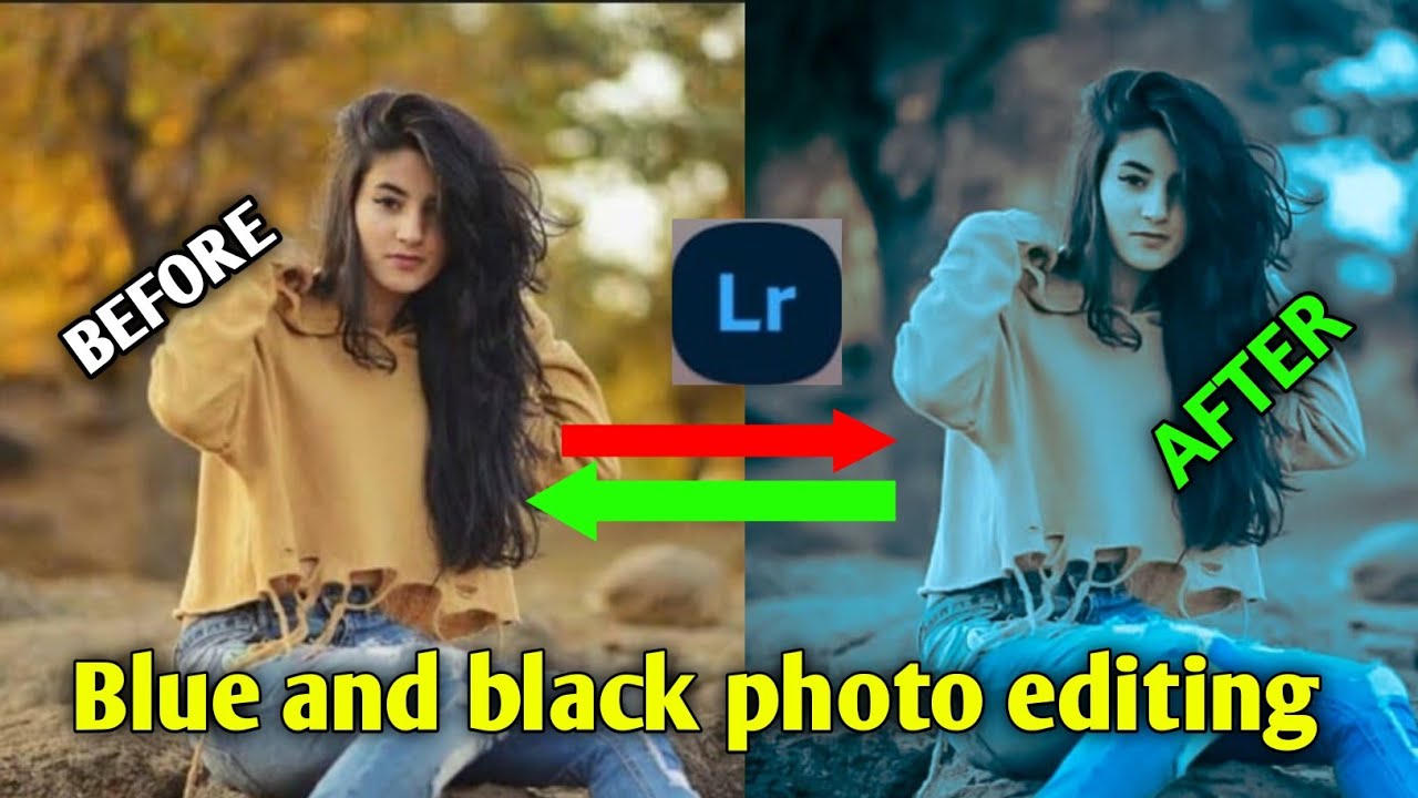 Blue and black photo editing by mobile phone samsung galaxy a21s mobile ...