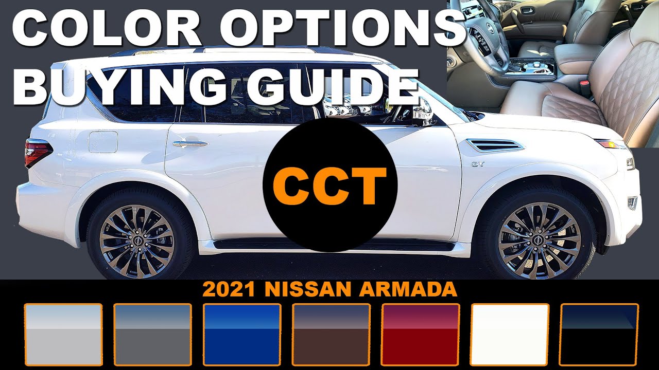 2021 Nissan Armada - Color Options Buying Guide - YouTube