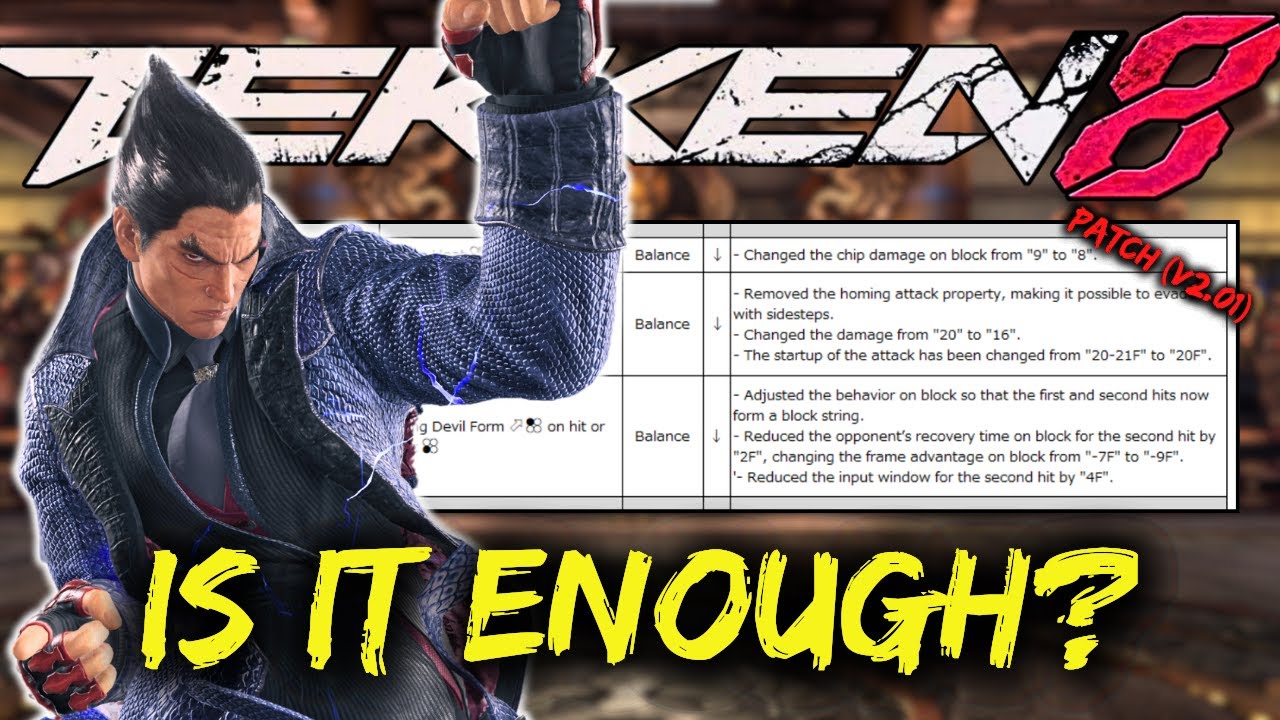 Can This PATCH Save TEKKEN? Reading PATCH NOTES (v2.01) - YouTube
