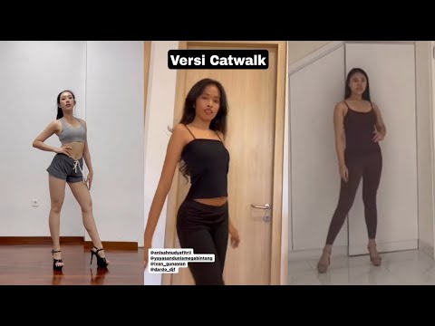 Finalis Miss Mega Bintang Indonesia 2023 sedang melakukan training Catwalk