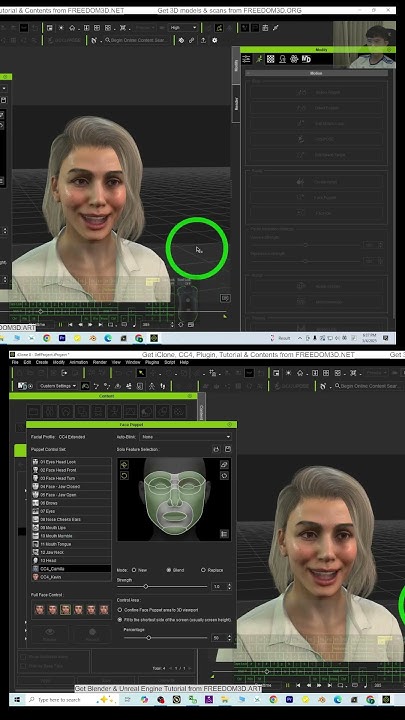 iClone 8 Face Puppet Tutorial #iclone #facepuppet #3danimation #reallusion #tutorial - YouTube