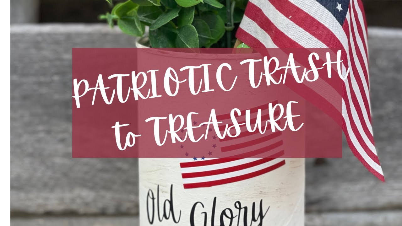 PATRIOTIC TRASH to TREASURE | Third Thursday Thrift Flips - YouTube