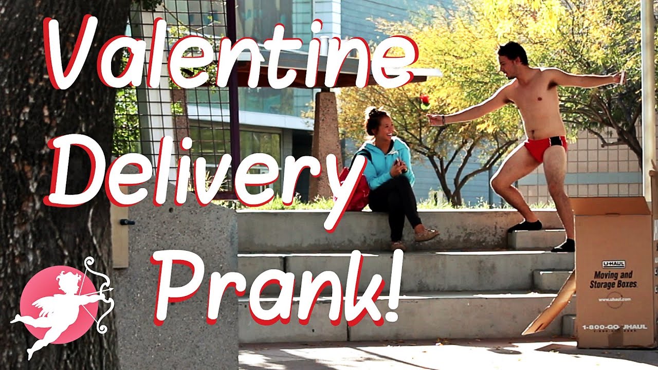 Valentine Delivery Prank! - YouTube