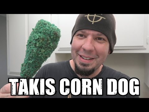 Takis Cheesy Corn Dog At Mochinut - YouTube