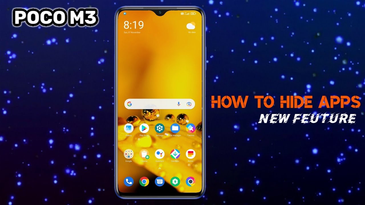 HOW TO HIDE APPS IN POCO M3 || POCO M3 ME APP KO KAISE HIDE KAREN ...