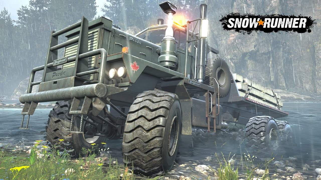 SnowRunner Mod - Driving Up And Down The Mountain In The Pacific P12 ...