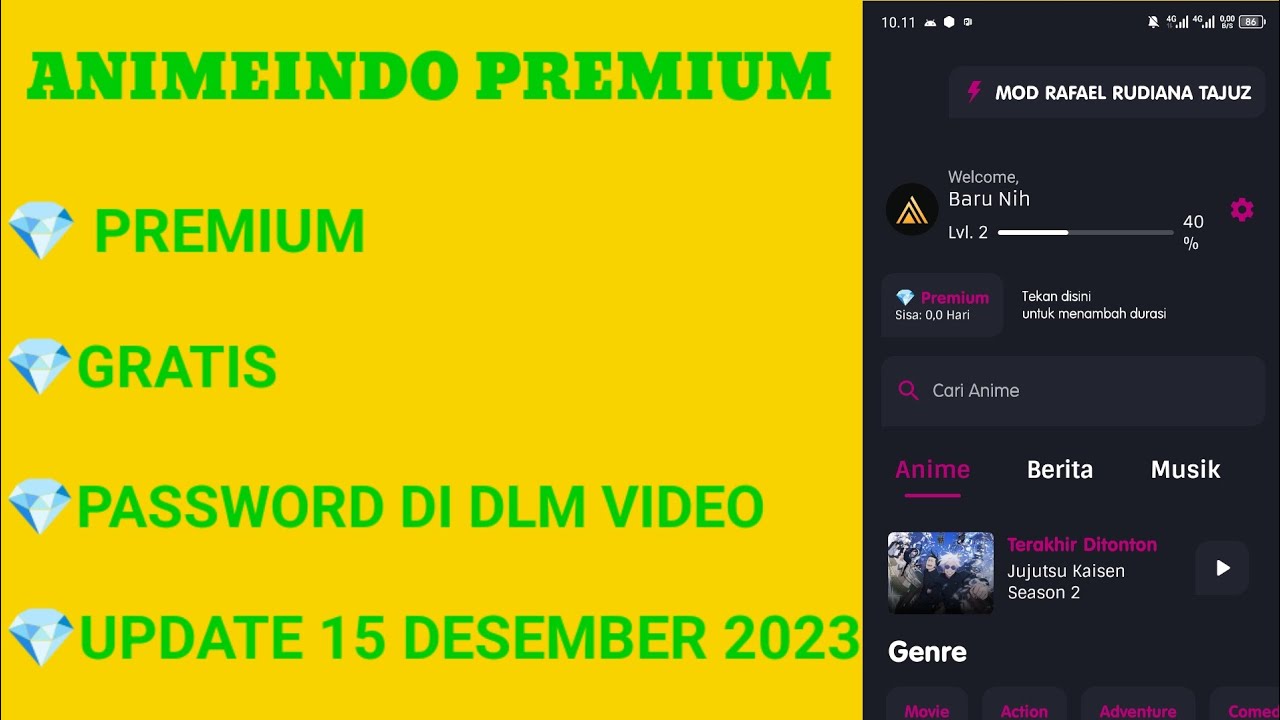 Animeindo Premium Dan Bermain Mobile Legend Update 15 Desember 2023 ...