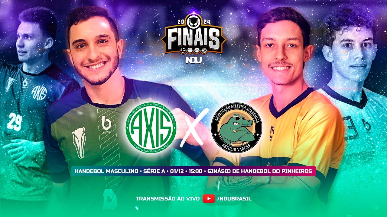 AO VIVO - UFABC E FGV SE ENFRENTAM PELO TÍTULO DA SÉRIE A DO HANDEBOL ...