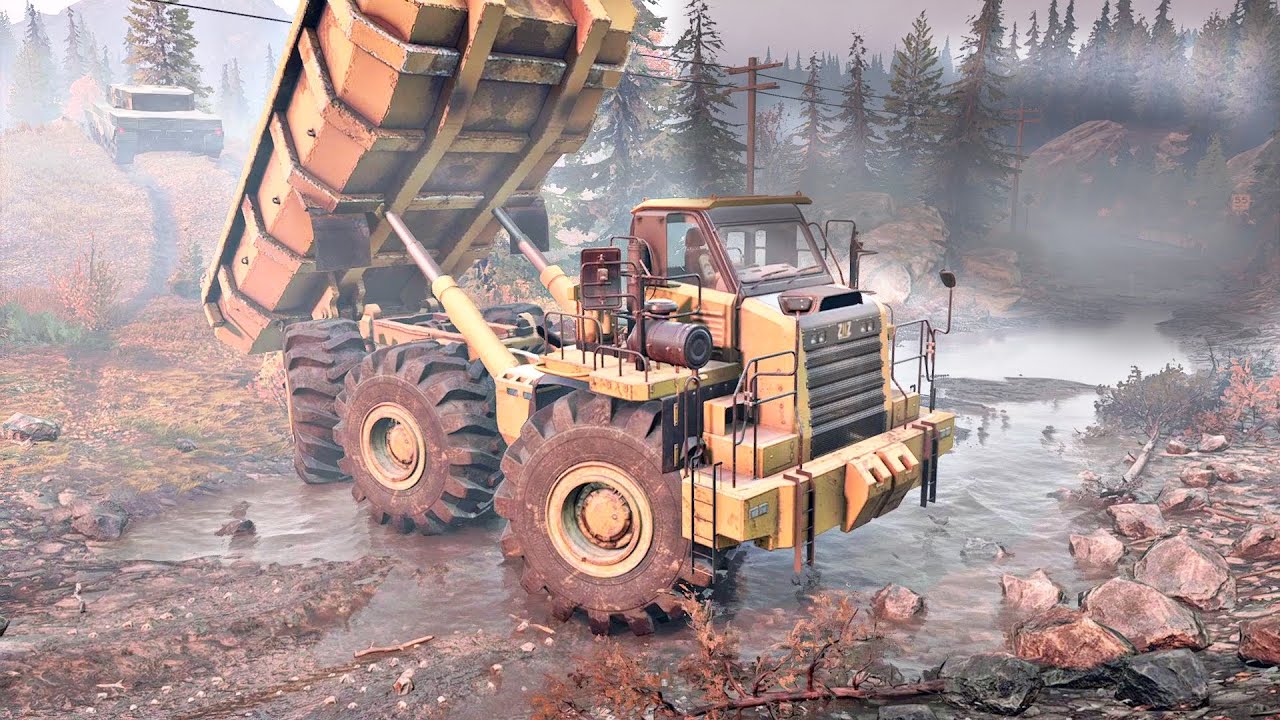 Tank Loding Cargo Big Truck | Heavy Machine | Snowrunner | Gameplay ...