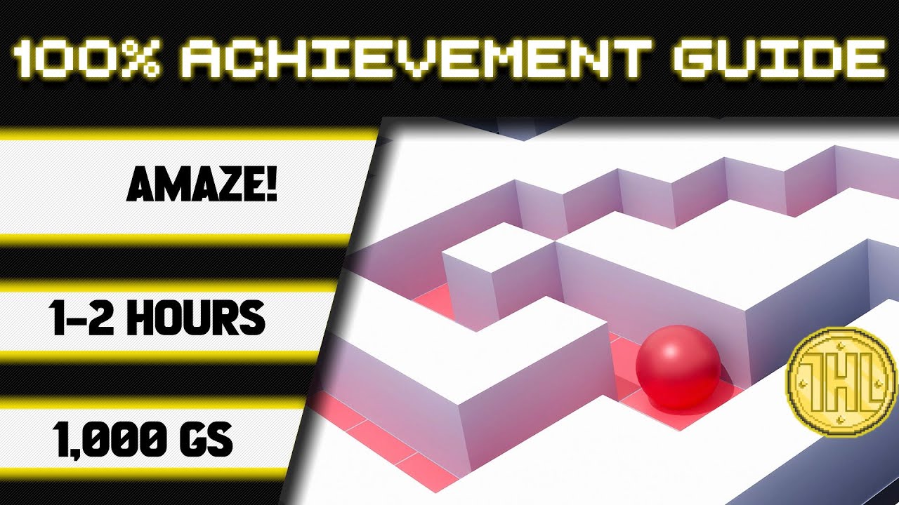 AMAZE! 100% Achievement Walkthrough * 1000GS in 1-2 Hours * - YouTube