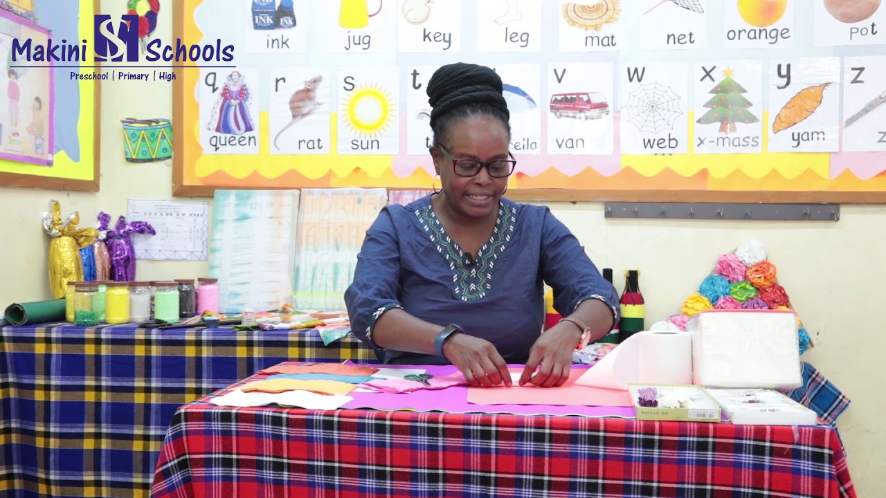 Tr Evelyne Art & Craft Lesson 1 - YouTube