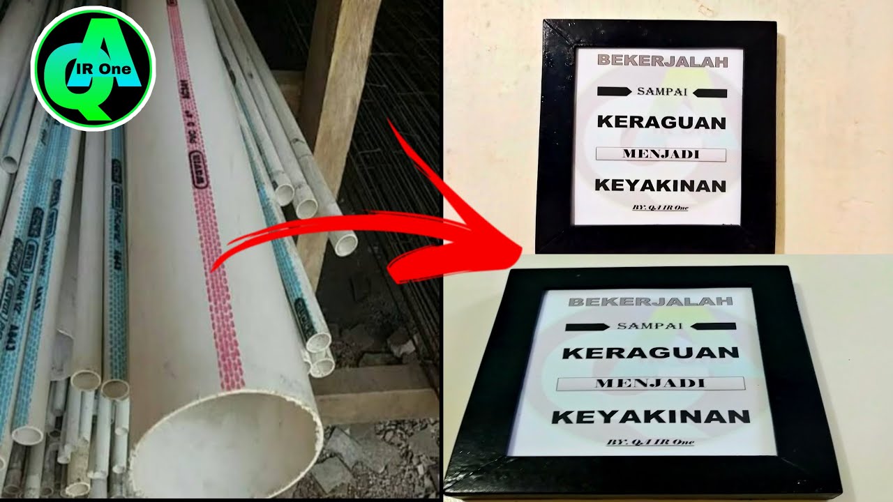 BINGKAI POSTER KEREN CUMAN DARI PIPA PVC PARALON ( cool poster frame ...