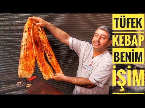 ADANA TÜFEK DÜRÜM !! | Tabla Kebapçısından Kebap Dersi | Sokak Lezzetleri