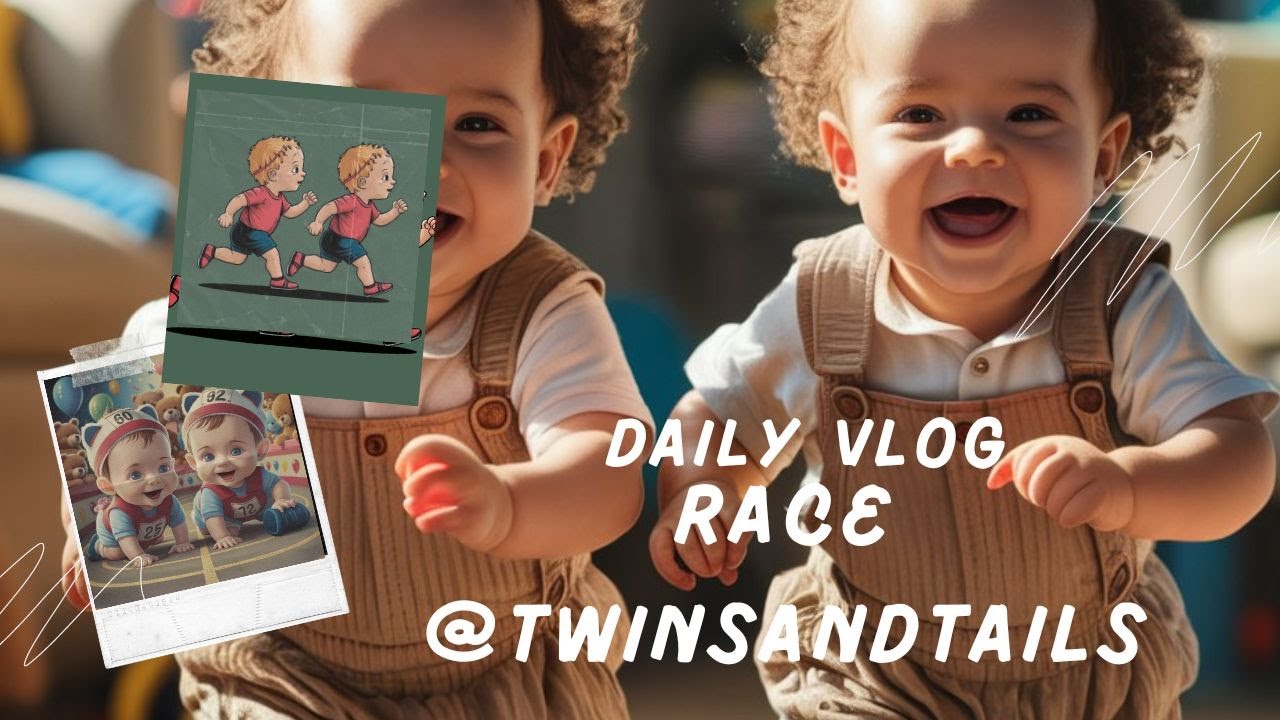 Twins’ Adorable Race: Who Will Reach the Key Bunch First?@TwinsandTails ...