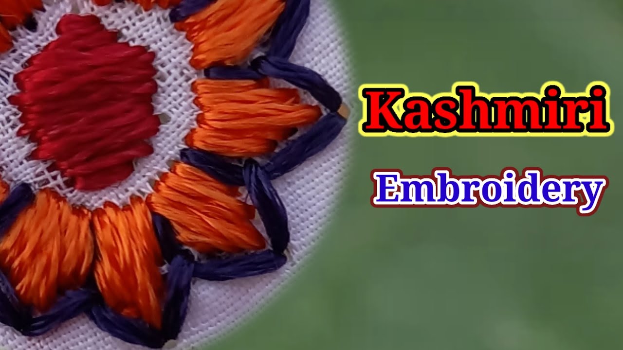 Kashmiri Embroidery/Kashidakari/ Kashmir Embroidery Design/Kashmiri ...