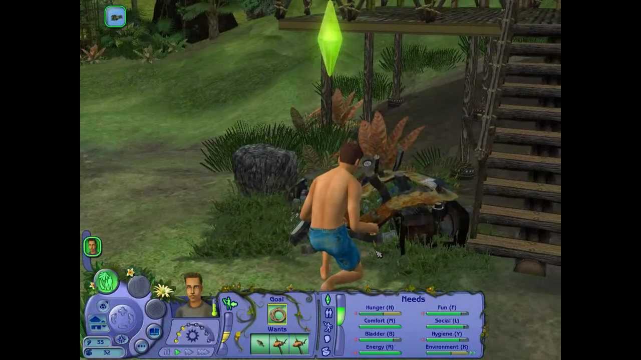 Let's Play The Sims Castaway Stories - 4 - YouTube