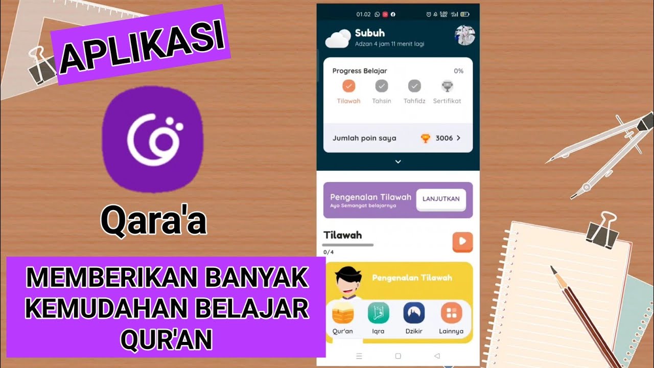 QARA'A (SAHABAT IBADAH) | APLIKASI KEREN BUAT BELAJAR QUR'AN Part 1 ...