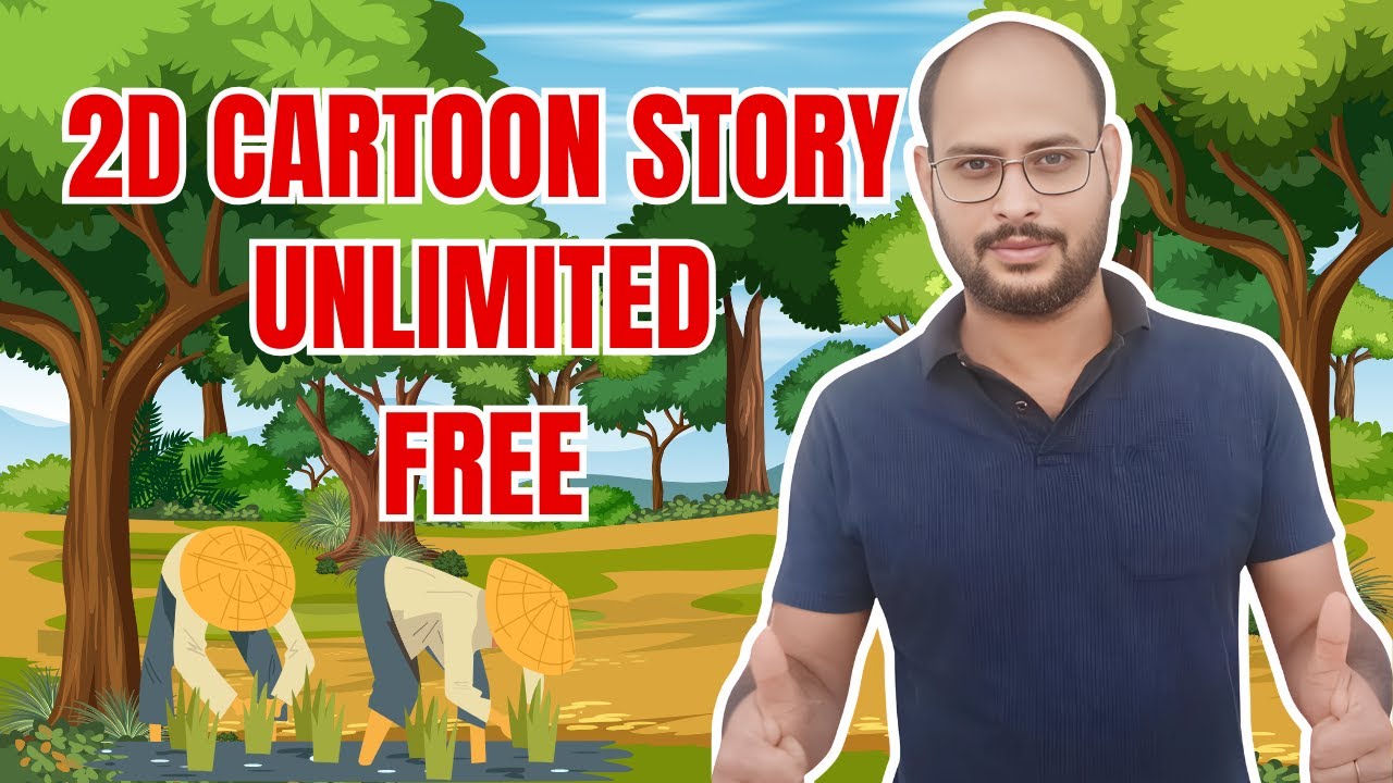 How to create CARTOON STORY Using AI UNLIMITED FREE - YouTube