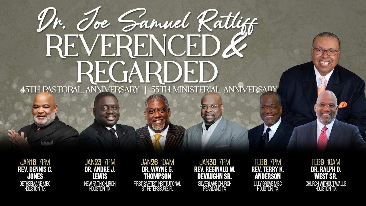 Rev. Dr. Joe S. Ratliff Reverenced and Regarded - YouTube