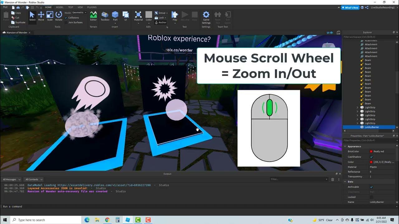 Roblox Studio Tutorial #5 - Camera Movements - YouTube