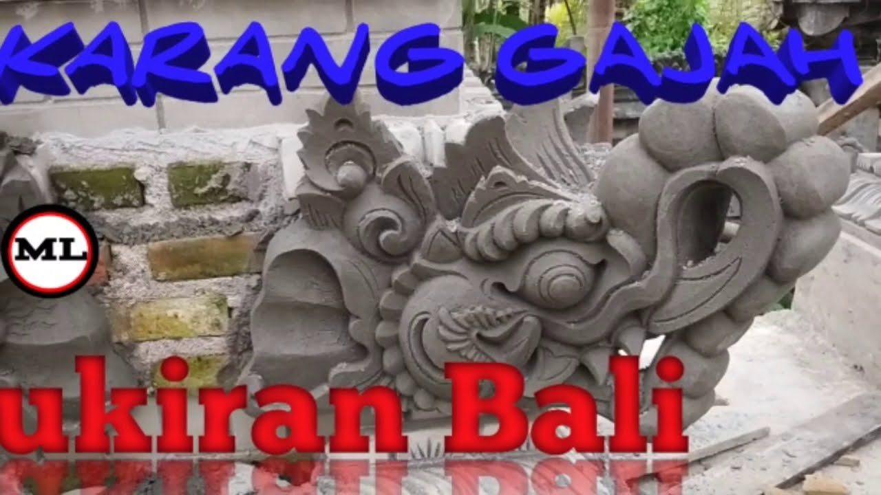 Ukiran KARANG GAJAH - ukiran Bali - YouTube