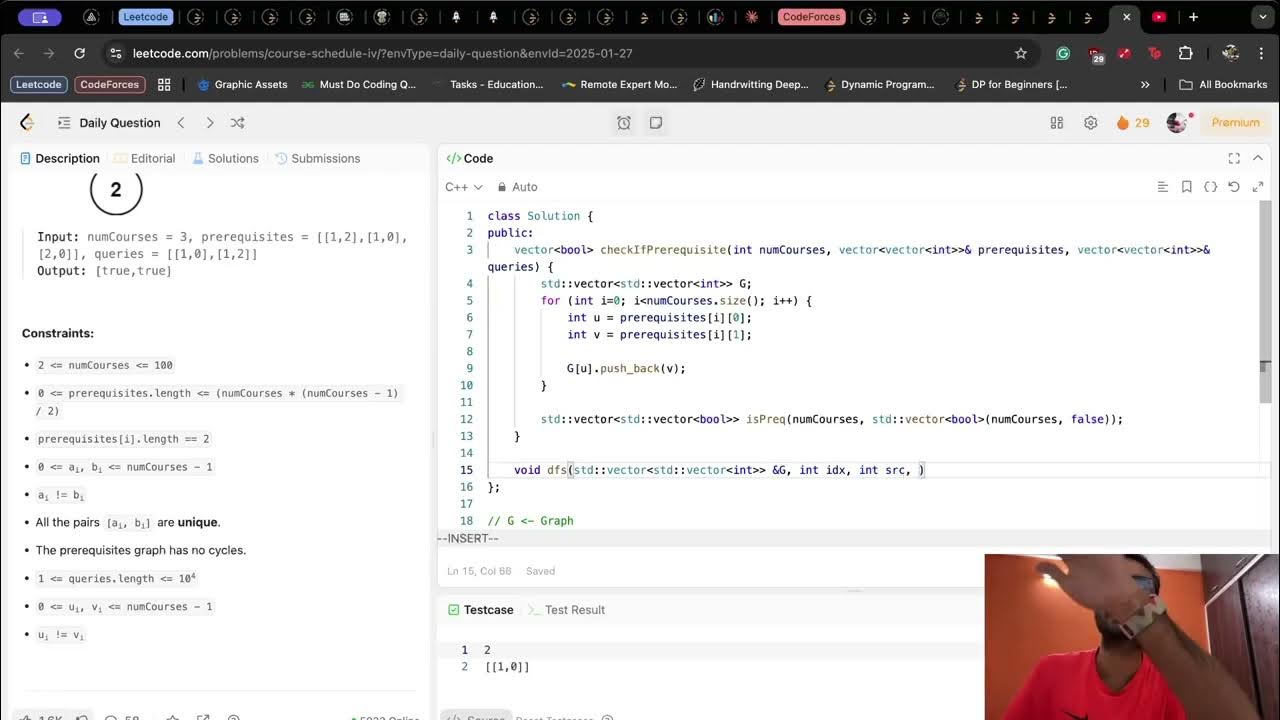 Leetcode 1462 | Course Schedule IV - YouTube