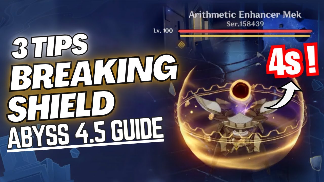 Tips for Abyss 4.5 | How to Break Shield QUICK & EASY - "Arithmatic ...