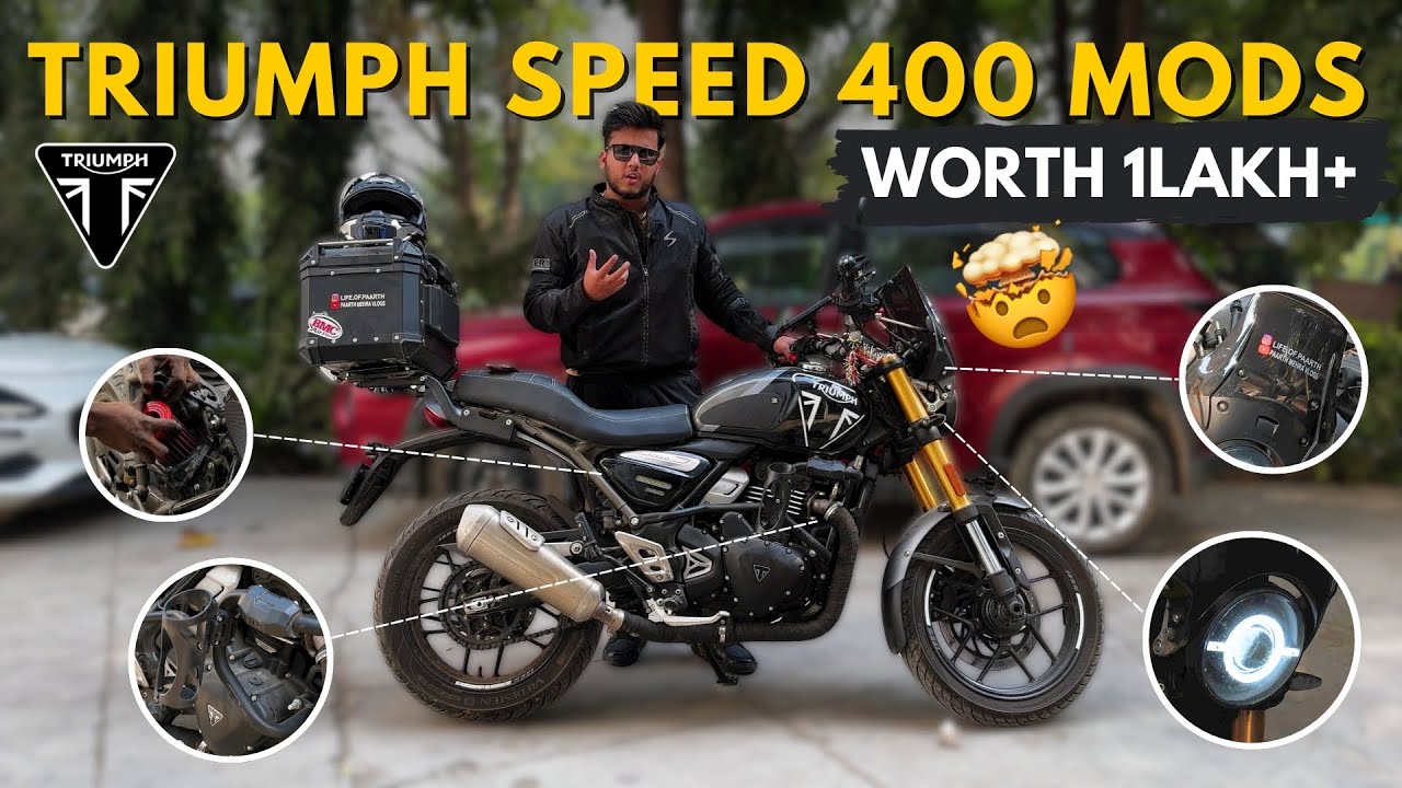 How I modified my Triumph Speed 400 into a Beast of worth 5 Lakhs 🤯🤑 ...