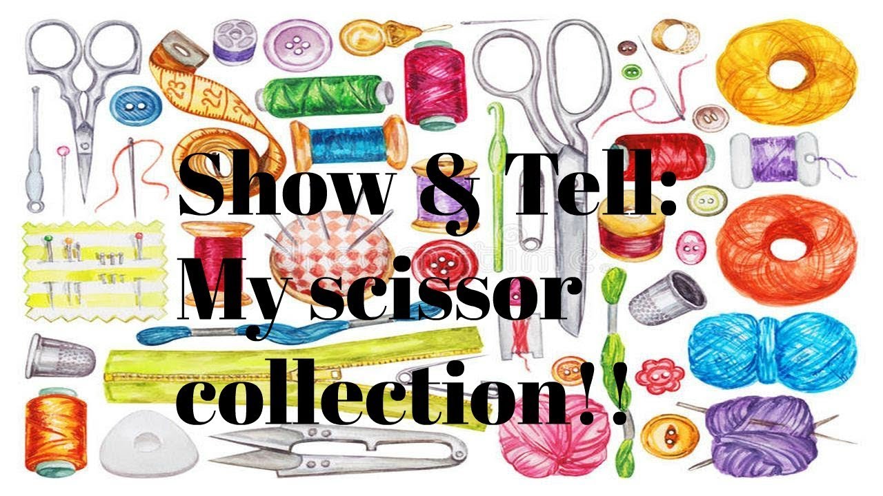 Flosstube #168 Show & Tell ~ My scissor collection!! - YouTube