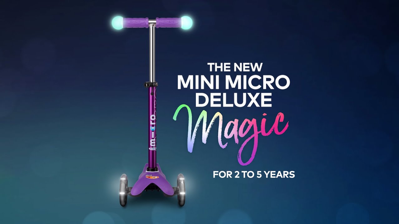 Introducing The Mini Micro Deluxe Magic Scooter | Micro Scooters - YouTube