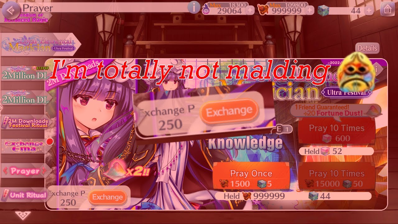 Touhou LostWord Global - Patchouli Knowledge (Loyal Elemental Magician) showcase - YouTube