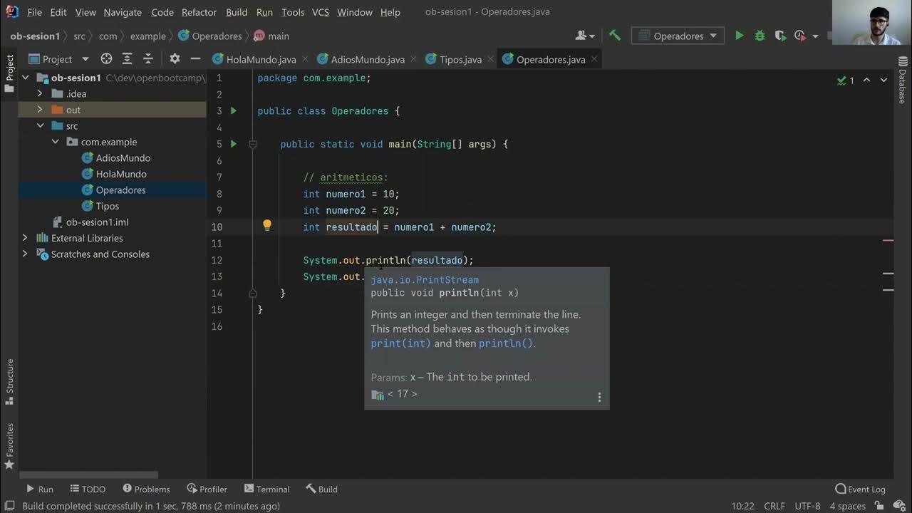 15 Operadores aritméticos - Curso Java - OpenBootcamp - YouTube