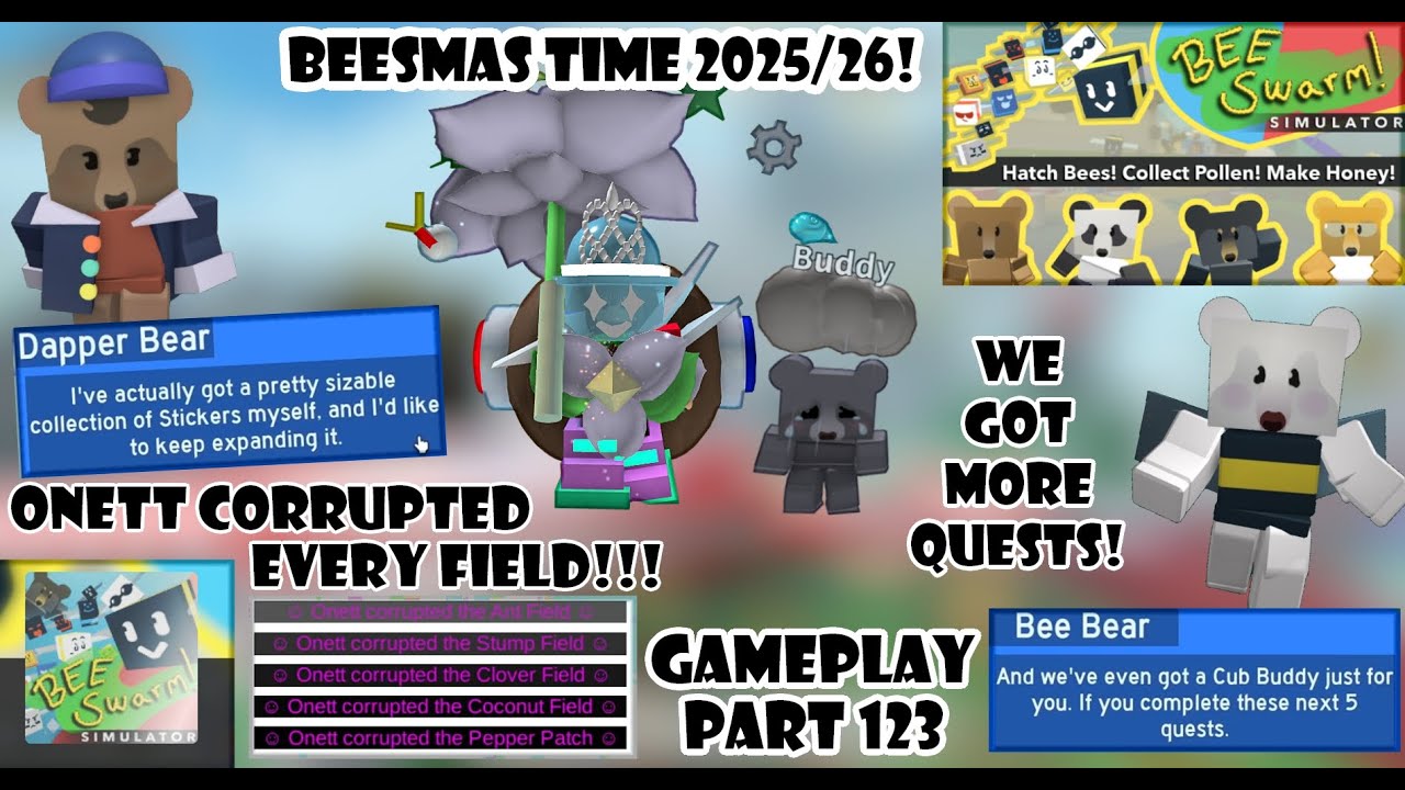 More Bee Bear and Dapper Bear Quests Added!!! "Bee Swarm Simulator ...