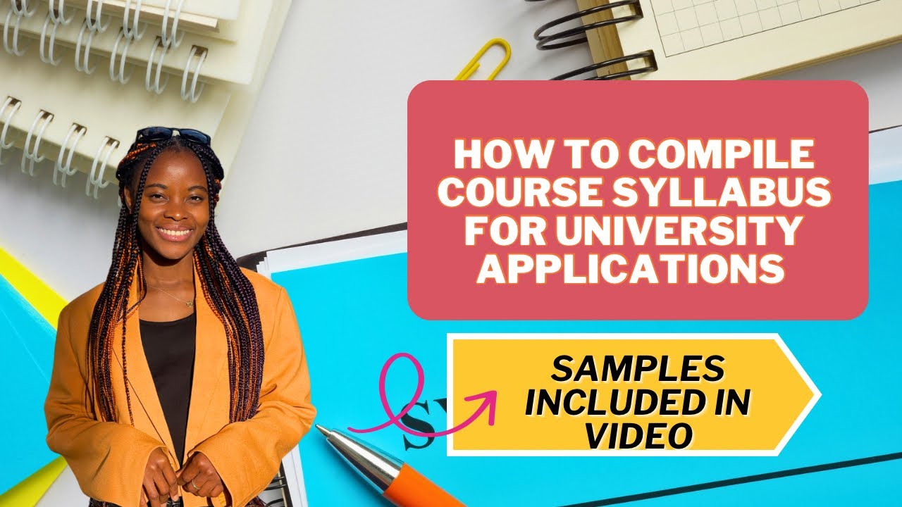 HOW TO COMPILE COURSE SYLLABUS FOR UNIVERSITY APPLICATIONS IN ITALY | STUDY IN ITALY 2025 - YouTube