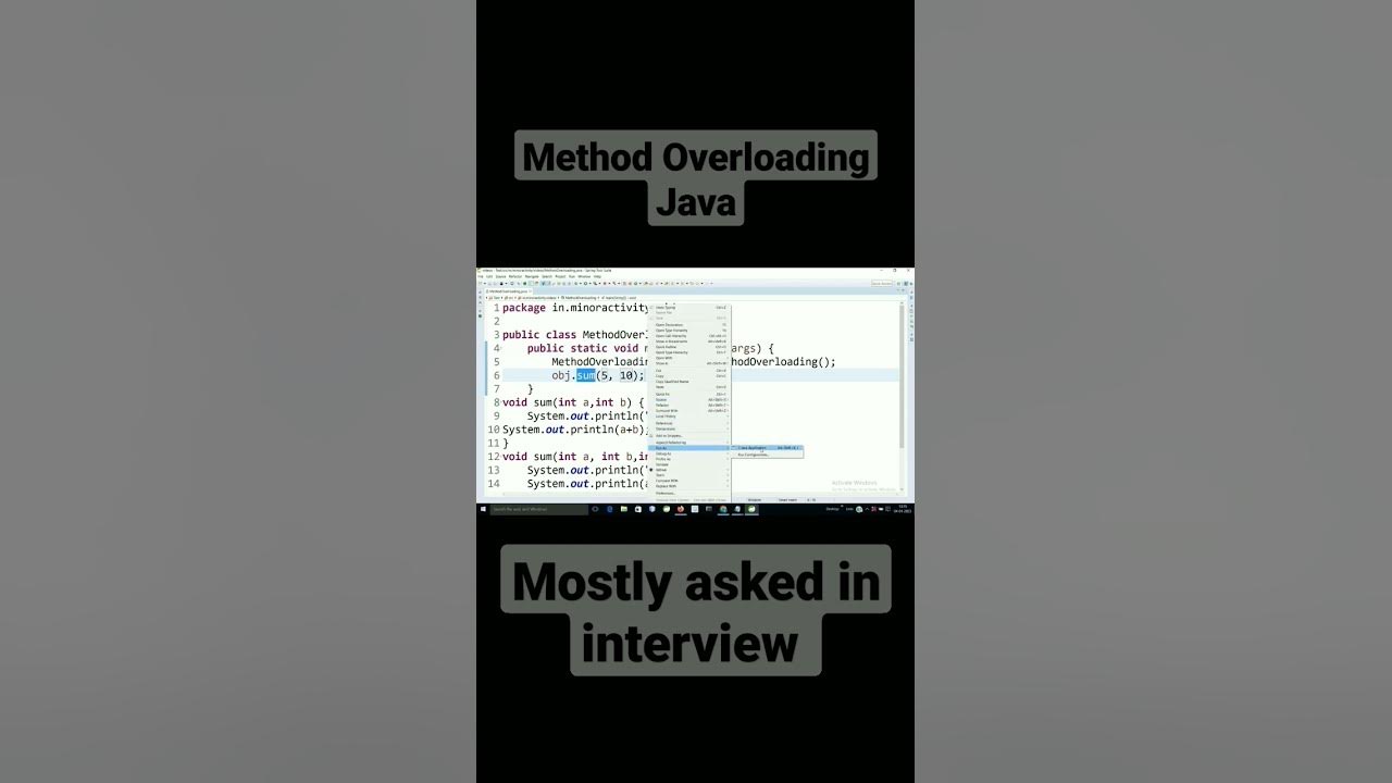 What Is Method Overloading In Java Compile Time Polymorphism In Java What Is Polymorphism In