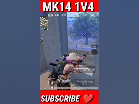 best mk14 1v4 clutch|#bgmi #short #shorta #best1v4clutch - YouTube