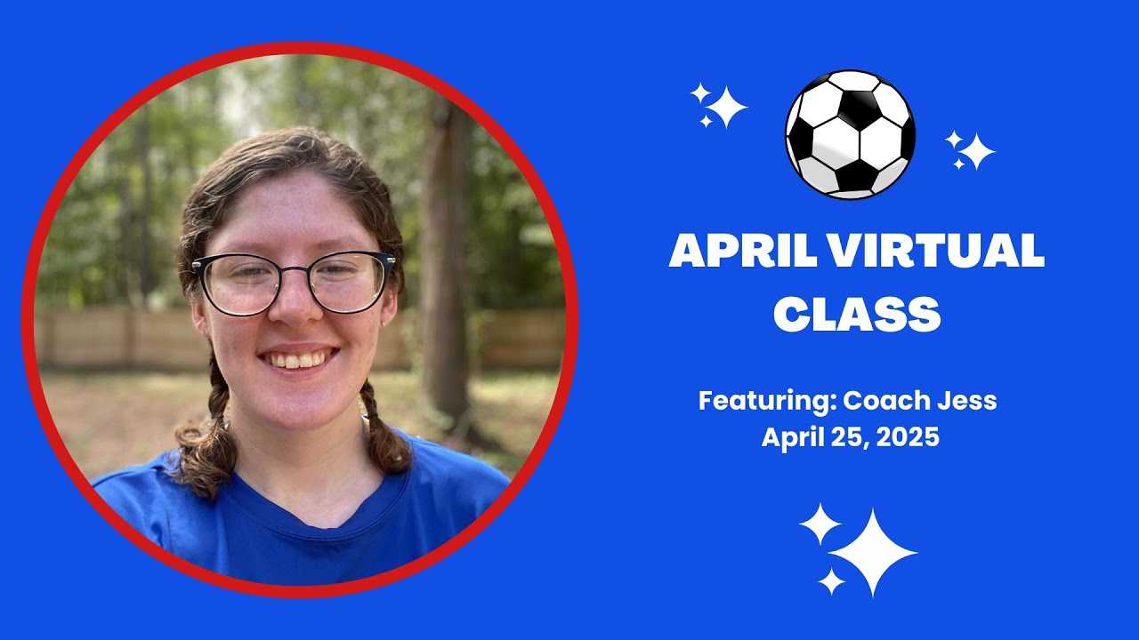 Tiny Troops Soccer April 2025 Virtual Class - YouTube