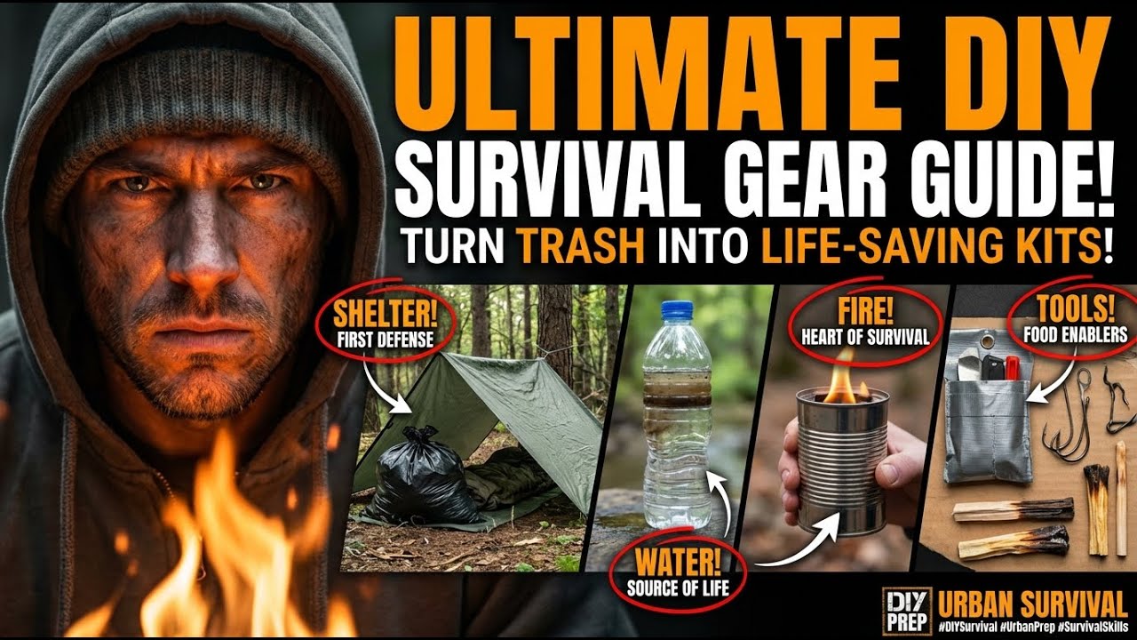 DIY Survival Gear That Actually Works | Household Items Only - YouTube