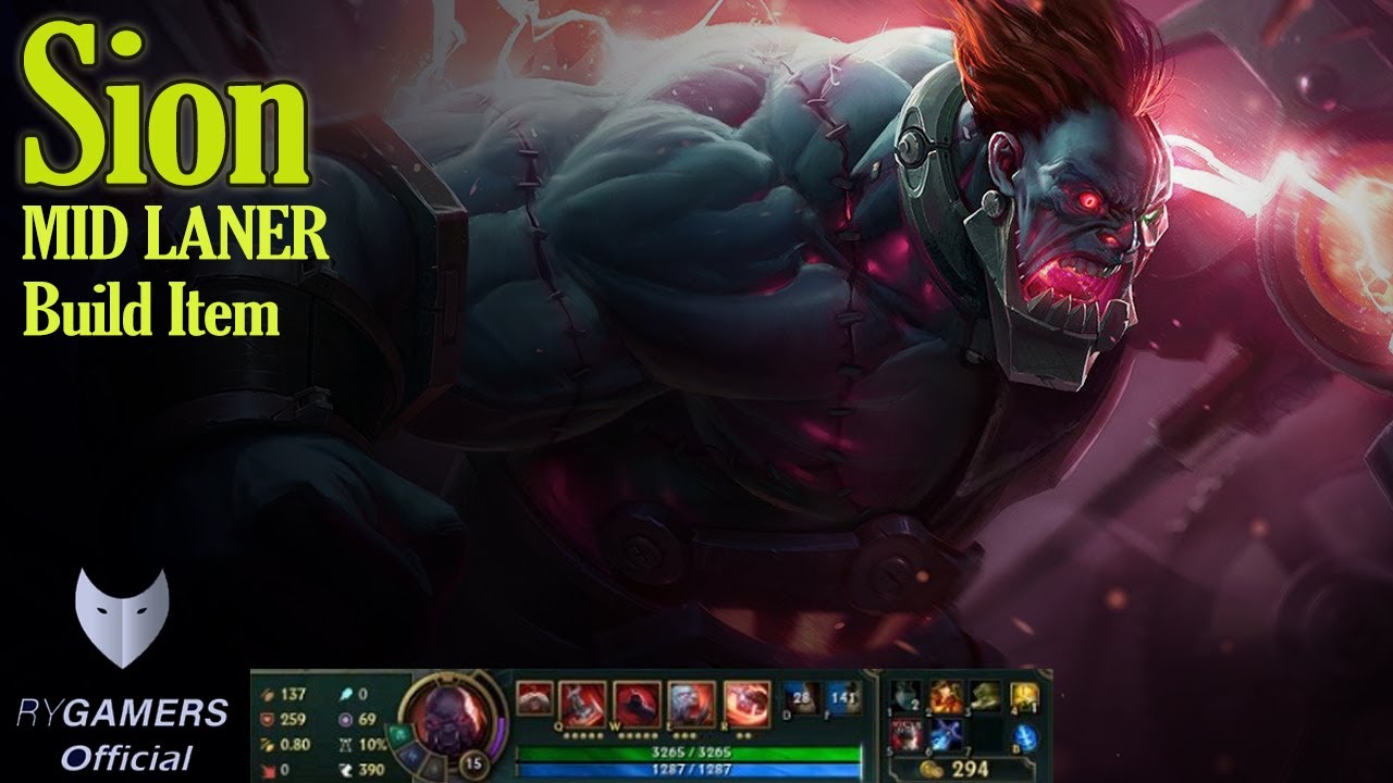 Sion Mid Laner Vs Zed, League Of Legends Gameplay. - YouTube