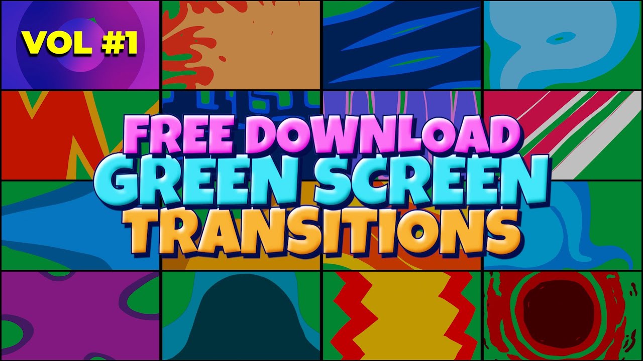 Green Screen Effects Transitions Pack ~ Vol.1 - YouTube