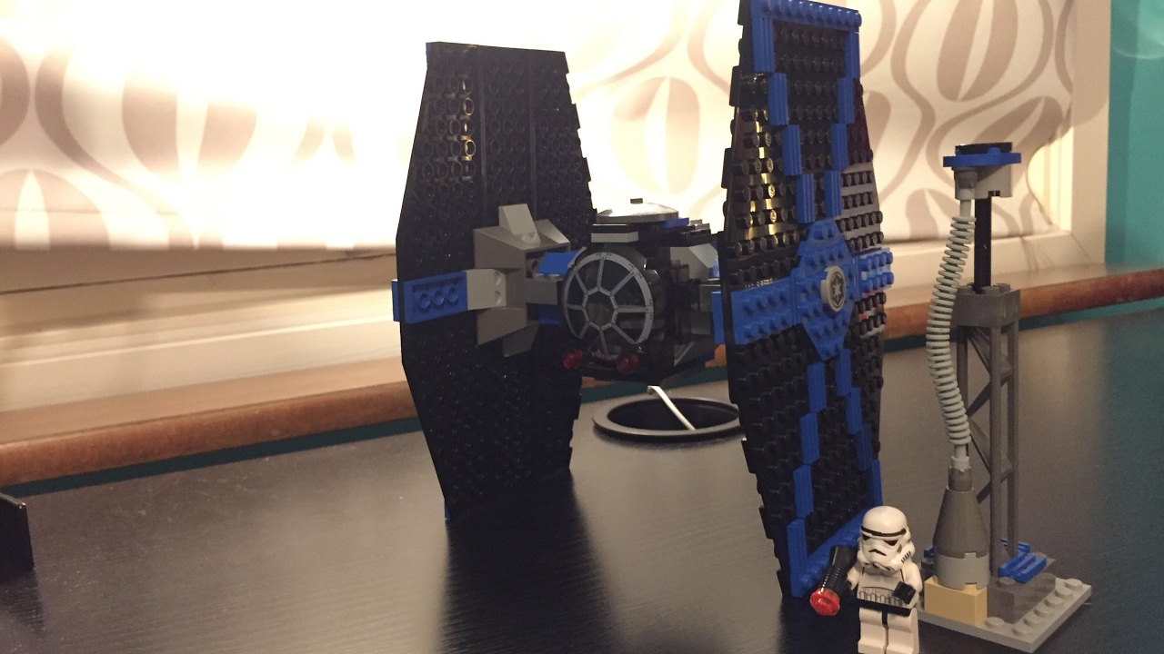 Lego Star Wars 7146 TIE Fighter - Lego Speed Build + Unboxing - YouTube
