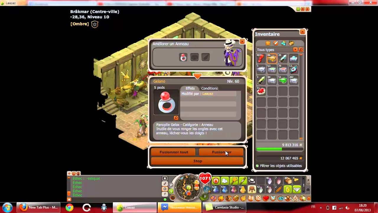 DOFUS - Gelano PA 2CC method (fail) - YouTube