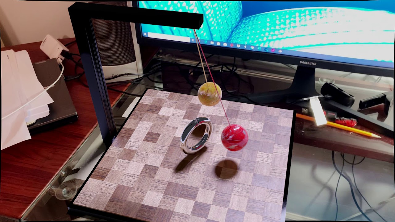 Blender Fun - Swinging Ball Gadget - YouTube