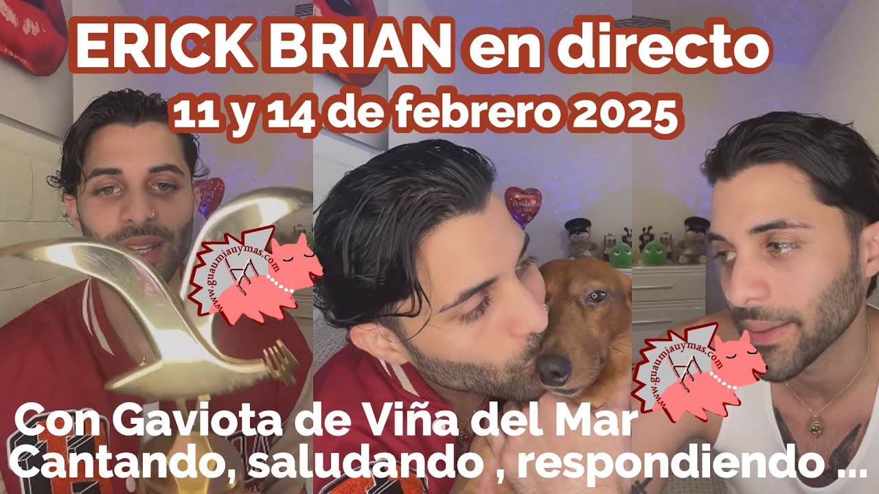 ERICK BRIAN en directo cantando , saludando a fans , respondiendo y más en San Valentín #Erick ...
