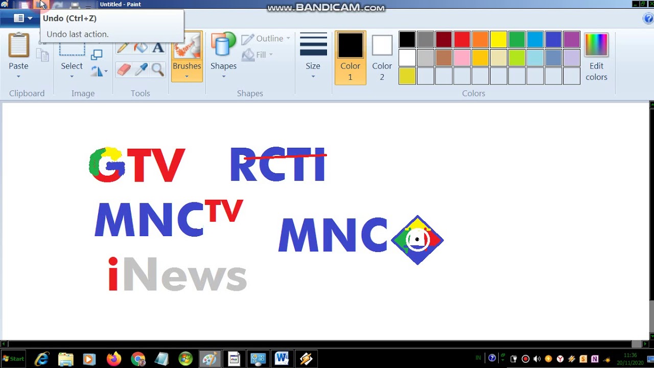 Cara membuat logo MNCTV GTV RCTI iNews Dan MNC MEDIA - YouTube