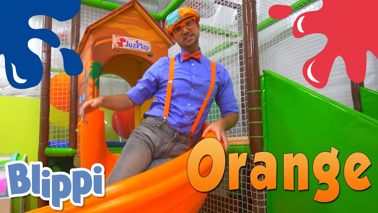Blippi Visits an Indoor Playground! | Learn Colors For Kids ...